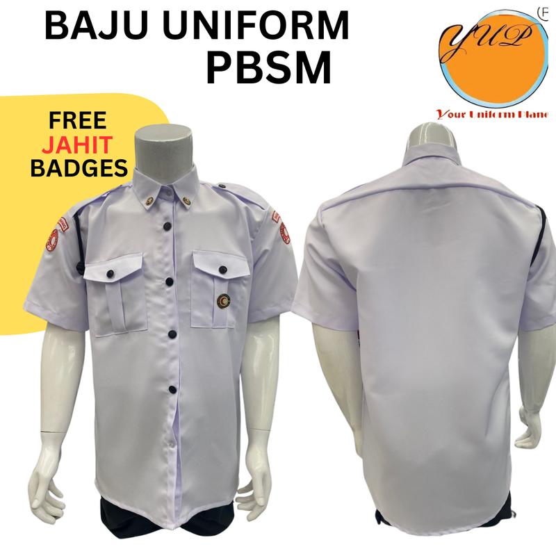 BAJU UNIFORM PERSATUAN BULAN SABIT MERAH (PBSM) LENGAN PENDE - TikTok ...