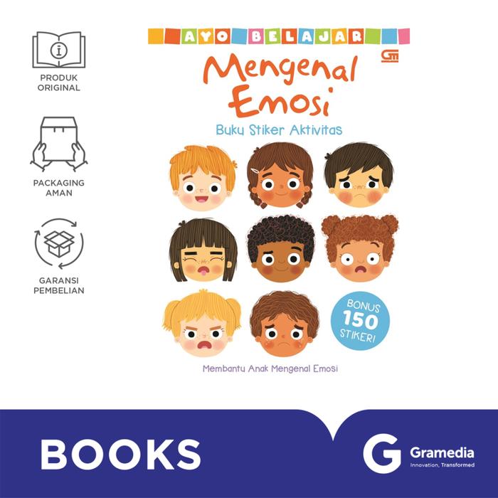 Promo Buku Ayo Belajar Mengenal Emosi - Buku Stiker Aktivitas (Miles ...