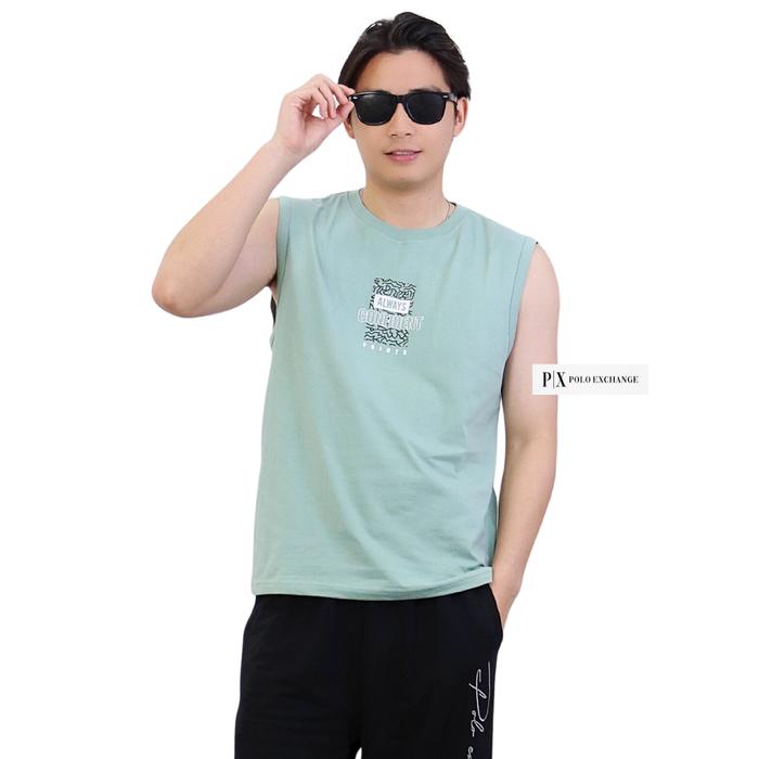 Promo Kaos Singlet Pria Point 8 Katun 100% Premium Unisex Lekbong Jumbo ...