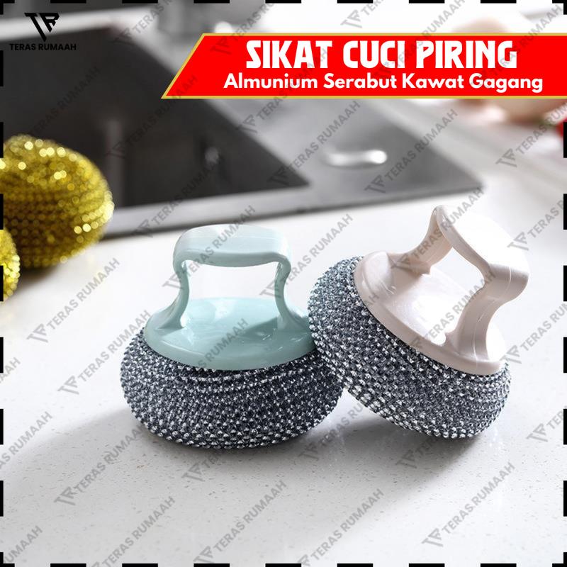 Spons Kawat Cuci Piring Stainless Steel Panci Sabut Spons Sponge - Shop ...