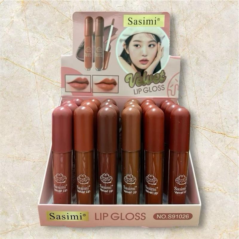 Sasimi Lipgloss Sasimi Matte Velvet / Lipstick Cair No S91026 - Produk ...