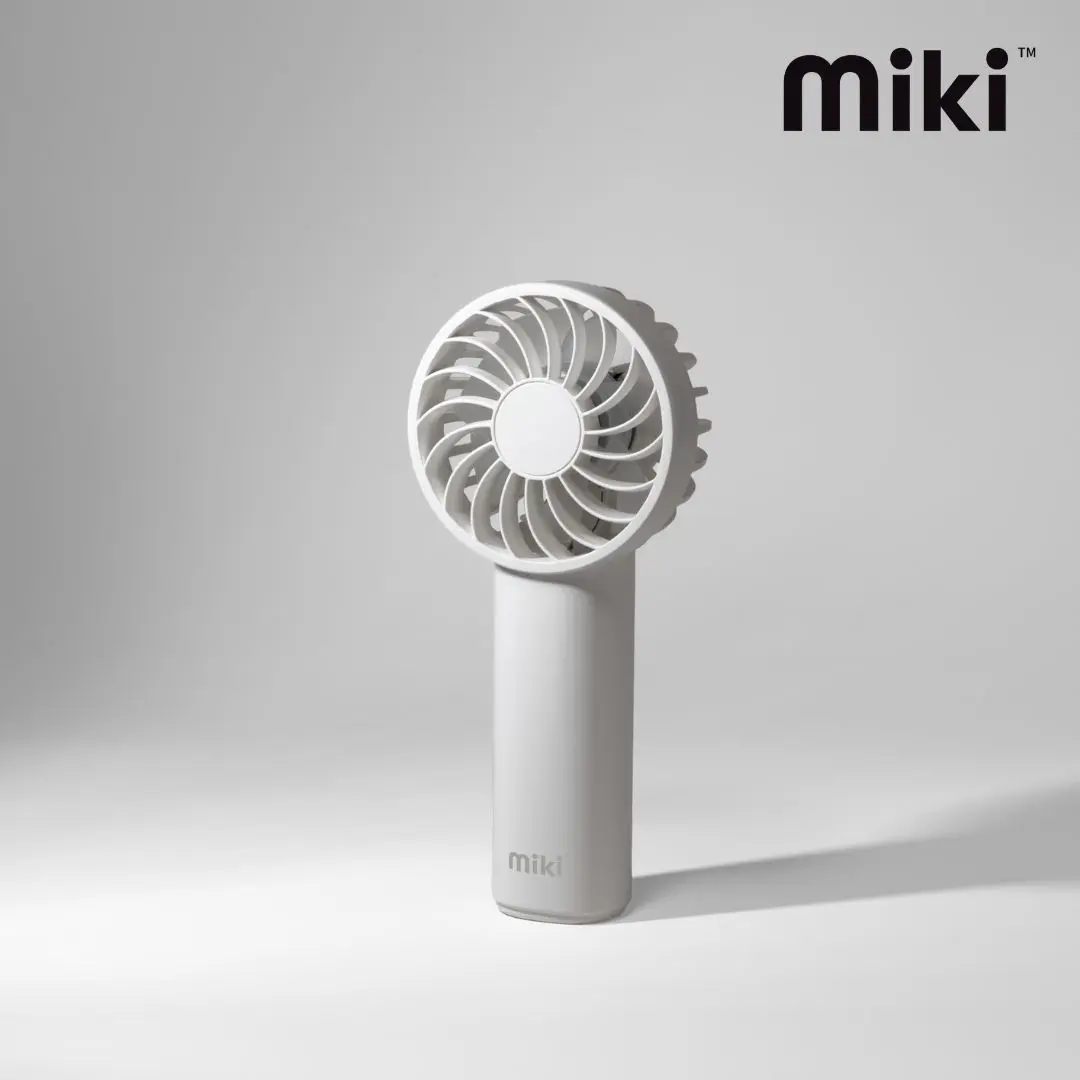Miki Pico Mini Fan – Ultra Lightweight, 3-Speed, 1200mAh Battery ...