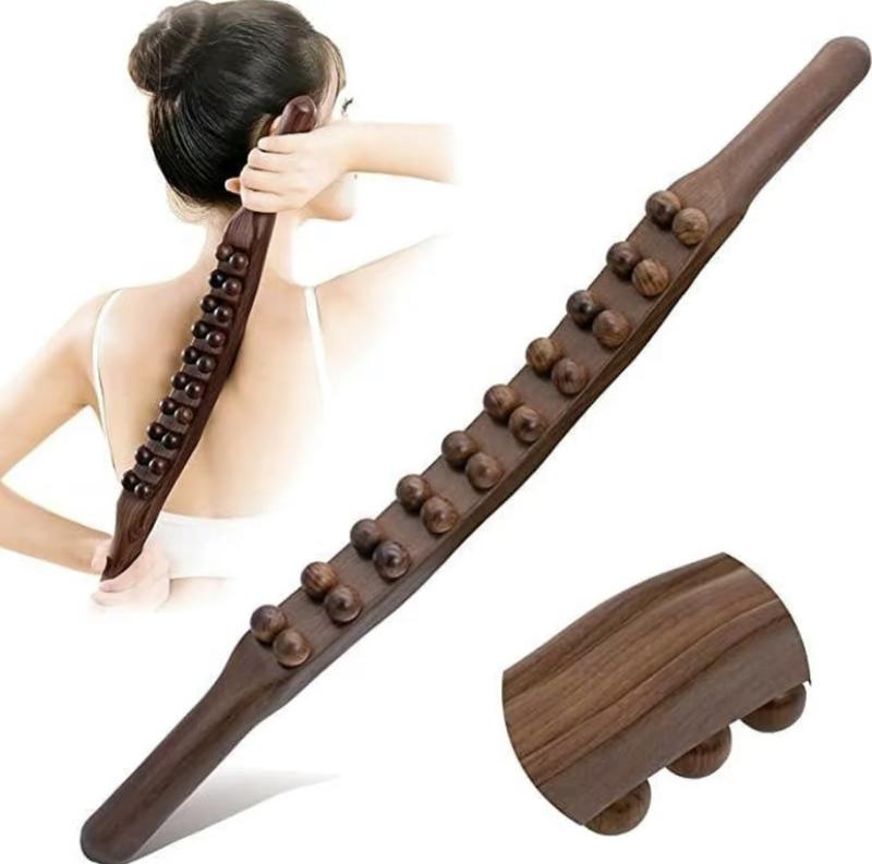 Rolling tendon bar, double-row massage and scraping stick, a tool for ...