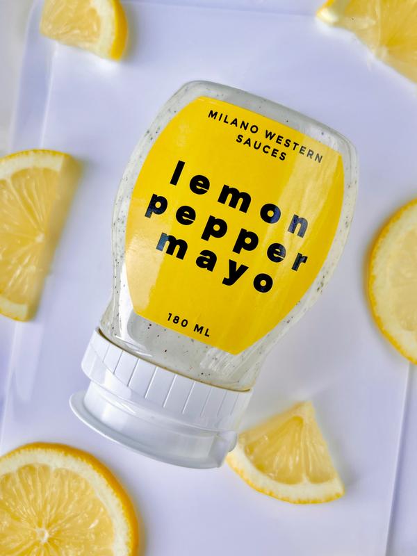 Lemon Pepper Mayo 180ml - Milano Western Sauces condiments - TikTok ...
