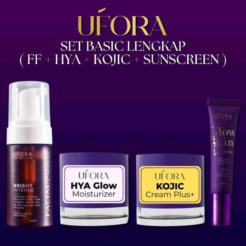 UFORA HQ SET BASIC LENGKAP - FACIAL FOAM & HYA GLOW MOISTURIZER ...