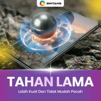 Promo BINTANG Tempered Glass Anti Statik Privacy Glossy Screen ...