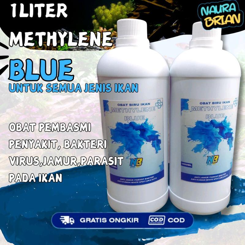 Methylene Blue 1 Liter - Obat Biru Parasit Virus Jamur Bakteri - Shop ...