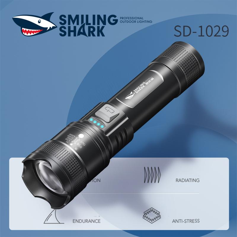 【SD-1029】Smiling Shark Convenient Illumination, Three-Mode Illumination ...