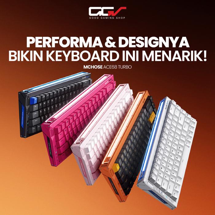 Promo MCHOSE Ace68 Turbo / Ace 68 Turbo Magnetic Switch Keyboard 16K ...