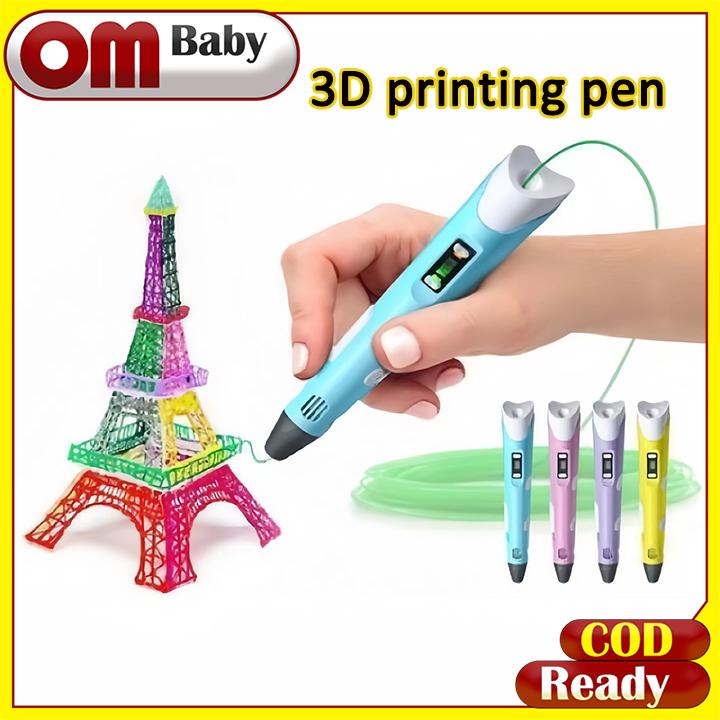 3D Stereoscopic Printing Pen for 3D Drawing 3D pen Pen cetakan - Shop ...