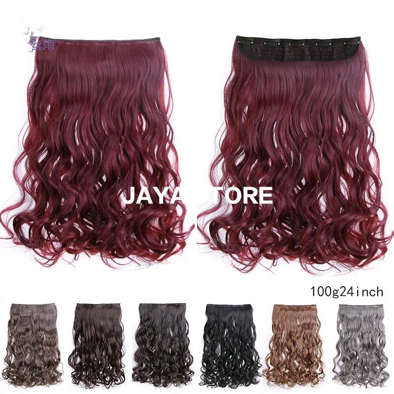 Hair Clip Rambut Model Curly Panjang 60cm - Shop | Tokopedia