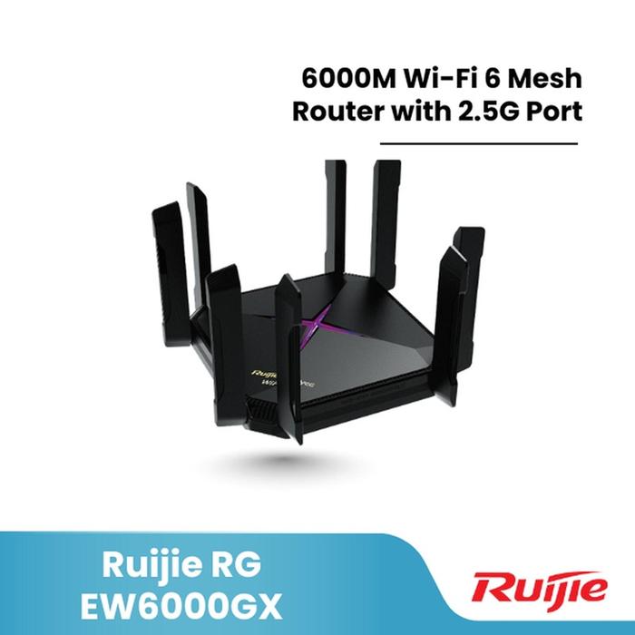 Jual Router Mesh Ruijie RG-EW6000GX EW 6000 GX 6000M Wi-Fi 6 with 2.5G ...