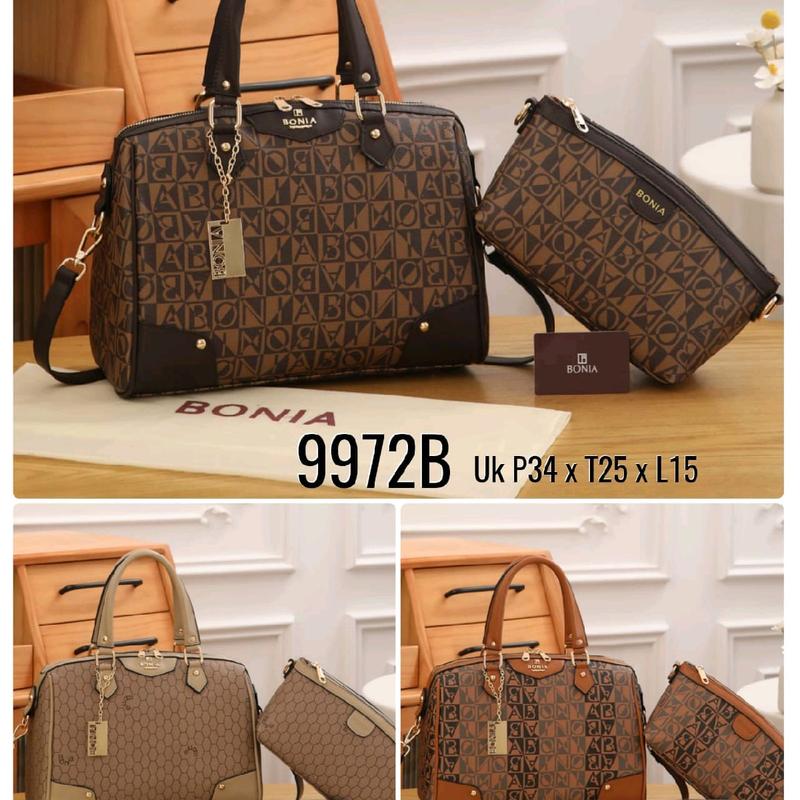 TAS IMPORT WANITA BONIA / GRATIS TAS KECIL / MODEL BARU / 9972B - Shop ...