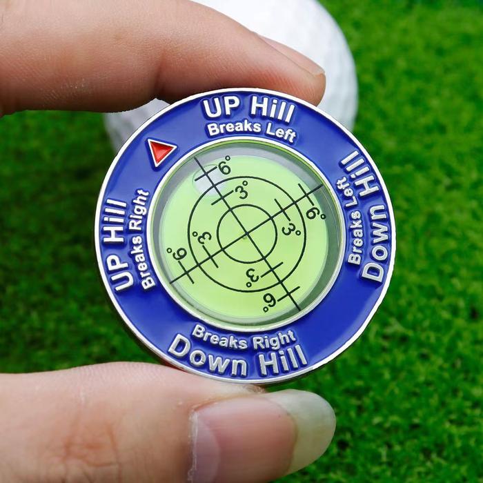 Jual Golf Putt Ball Marker High Precision Round Golf Putt Green Reader ...