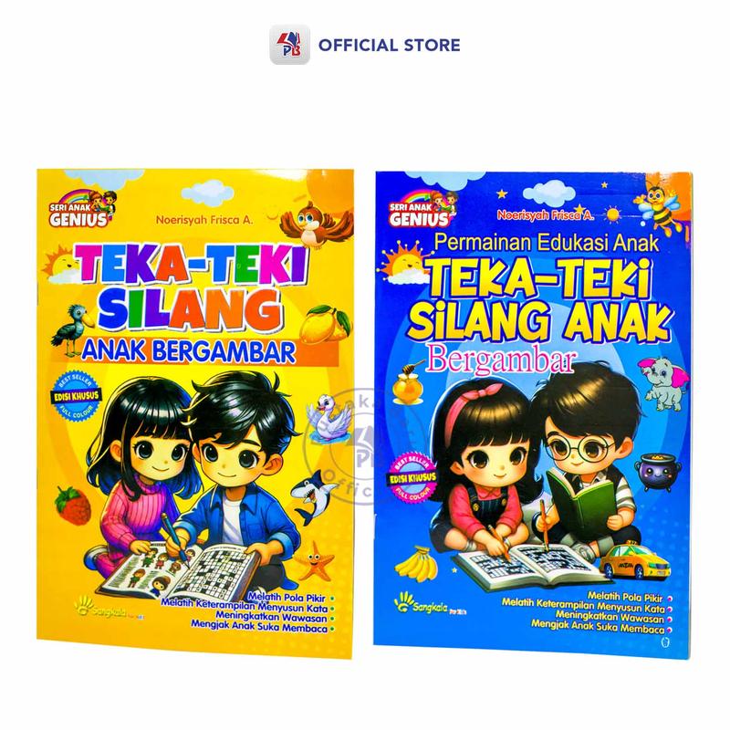 Buku TTS Anak / Teka - Teki Silang Anak Bergambar Seri Anak Genius ...