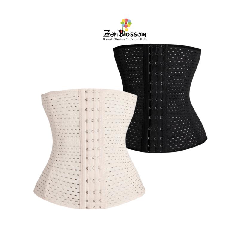 ZenBlossom Korset Stagen Perut dan Pinggang Dengan Kait Shapewear ...