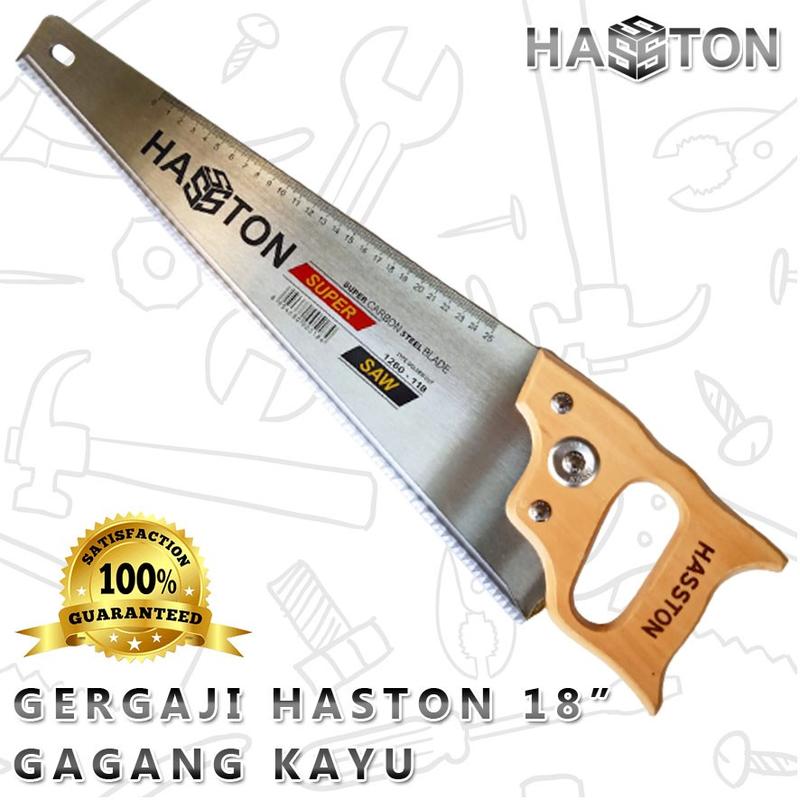 Gergaji Kayu Graji Tangan Geraji Potong Hasston 18 Inch - Shop | Tokopedia