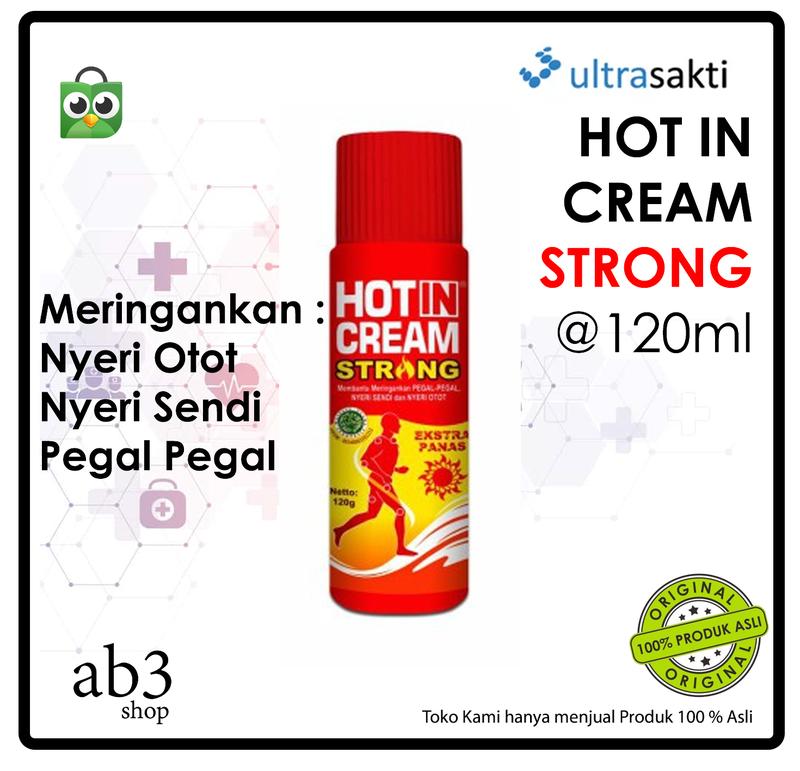 HOT IN CREAM STRONG 120 GRAM BOTOL / HOTIN CREAM STRONG MERA - Shop ...