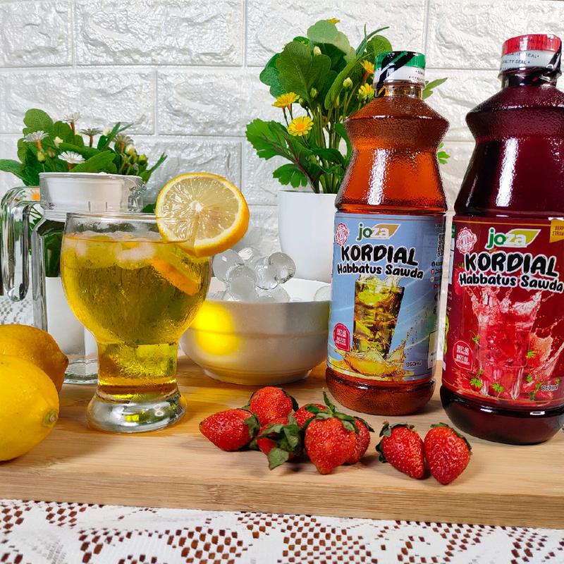 kordial Joza kordial habbatus sauda kuantiti 850ml Bancuhan : 30 - 40 ...