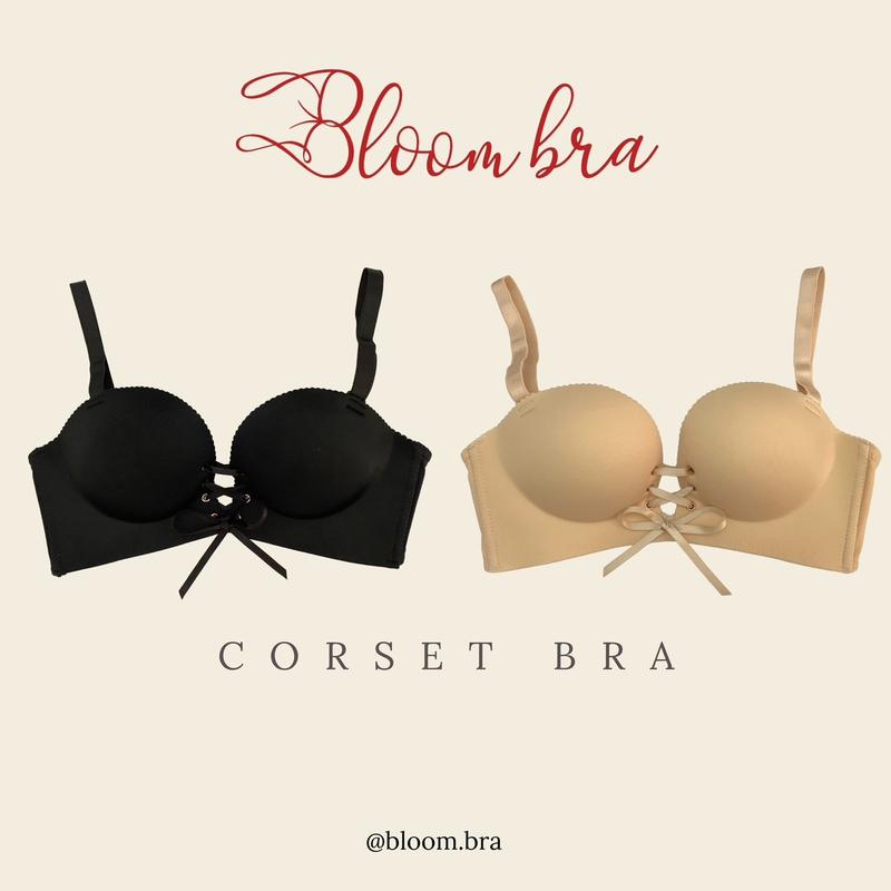 BLOOMBRA Corset Triple Push-Up Bra - TikTok Shop Philippines