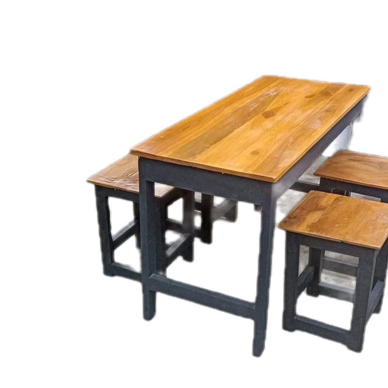 meja warkop kursi satuan bahan full jati - Shop | Tokopedia