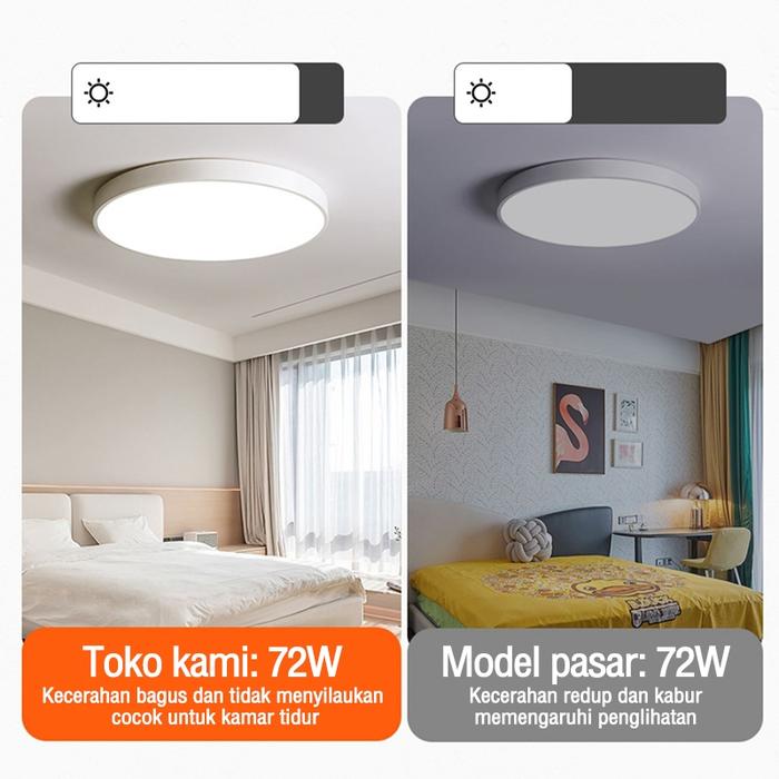 Jual 【Garansi 10 tahun】 Lampu Plafon Rumah ceiling 3 Warna Lampu Plafon ...