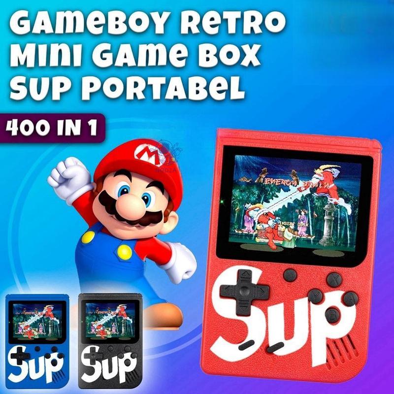 NODIA Game Boy Mini SUP LCD 3inch 400 Gamebot Konsol Game Genggam ...