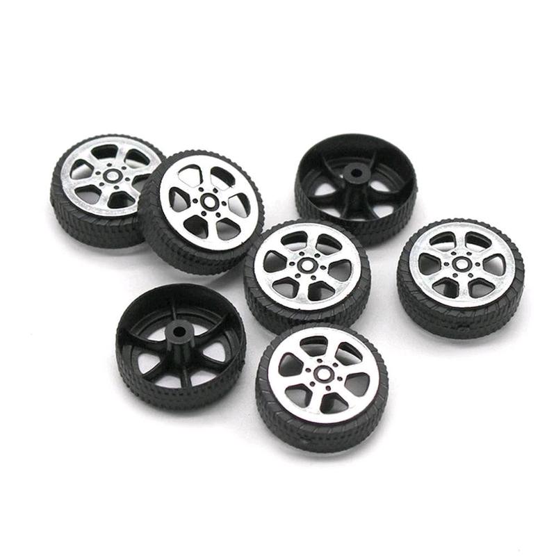 4pcs Plastic Wheels Mini For RC Toys Servo Model Toys Accessories ...