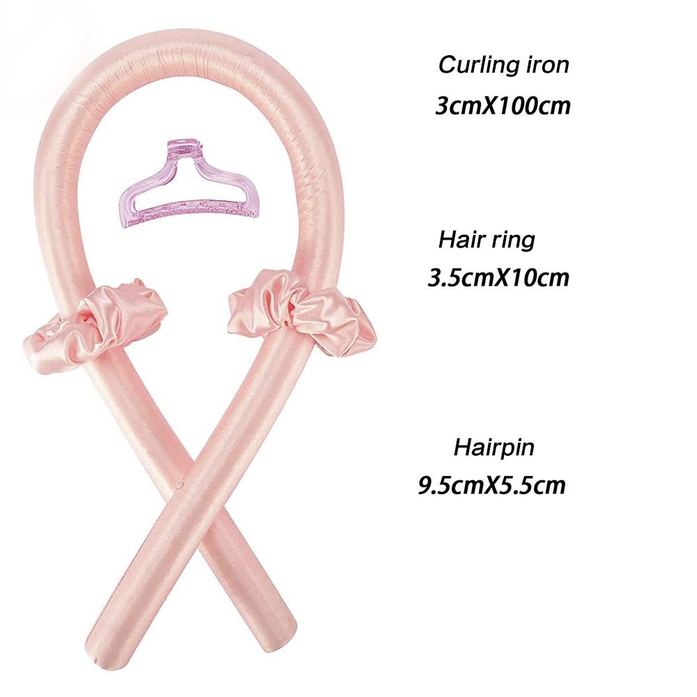 Heat Less Lazy Curler Silk Curling Rod Rollers Sleeping Soft Curl Bar ...