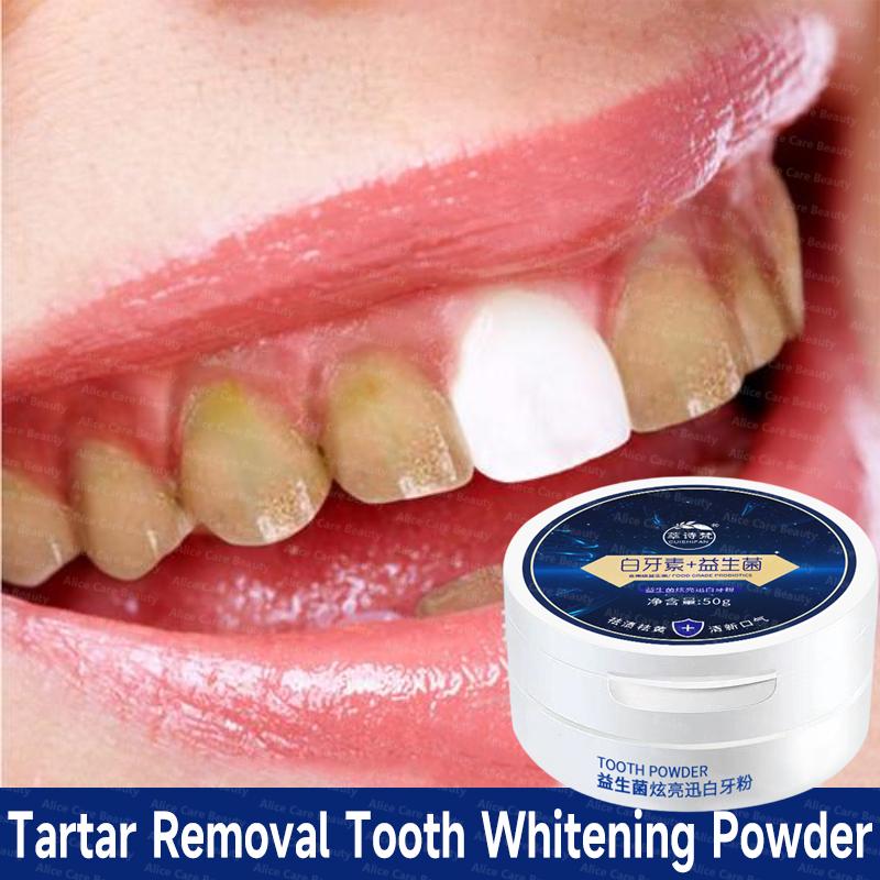Probiotic tooth cleaning powder whitening yellowing teeth cleaning ...