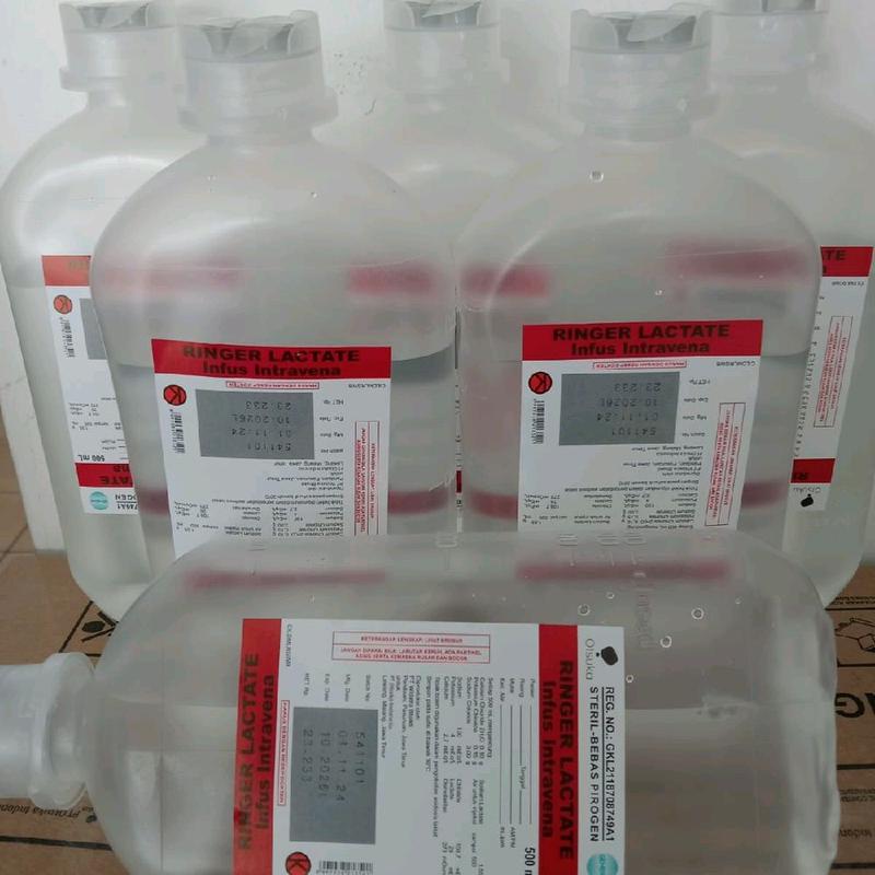 Cairan RL Otsu-ka 500ml 1 Karton Isi 20 Botol - Shop | Tokopedia