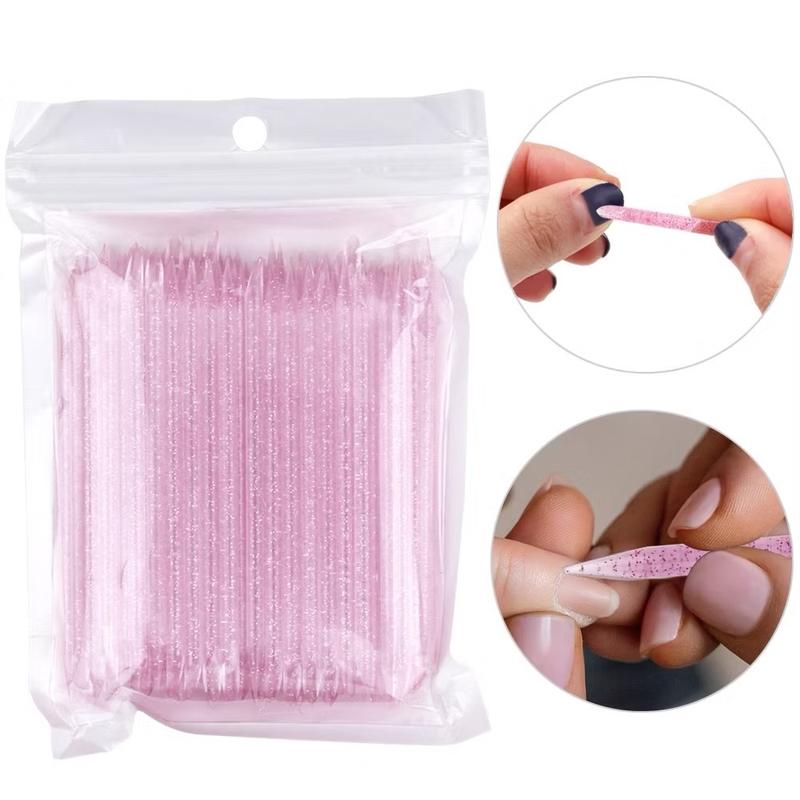 Crystal Stick Nail Art Cuticle Pusher Reusable Double End Remover ...