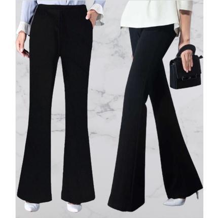 Seluar Bootcut sedap , Untuk Wanita, Dengan Poket, Seluar Palazzo ...