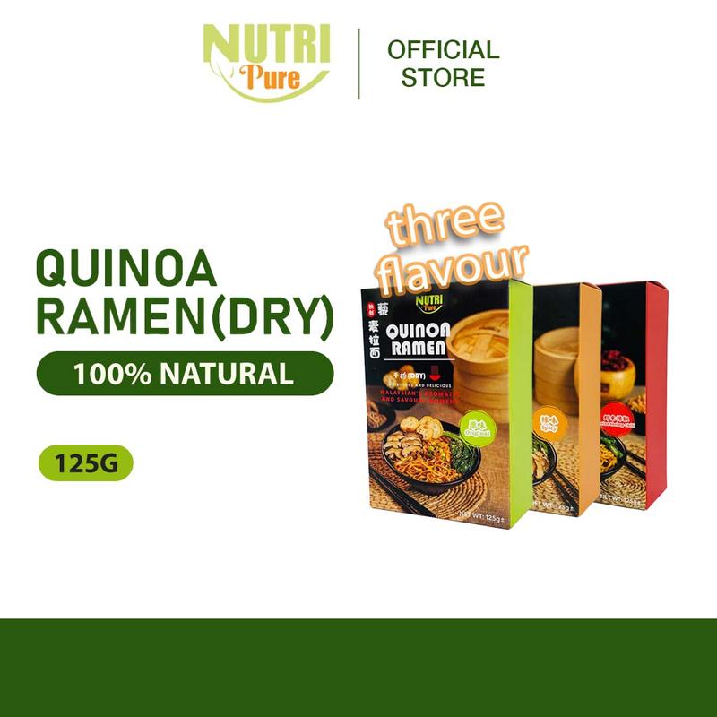 Nutri Pure Quinoa Ramen Noodle (DRY)128g | Mi Ramen Quinoa Goreng ...