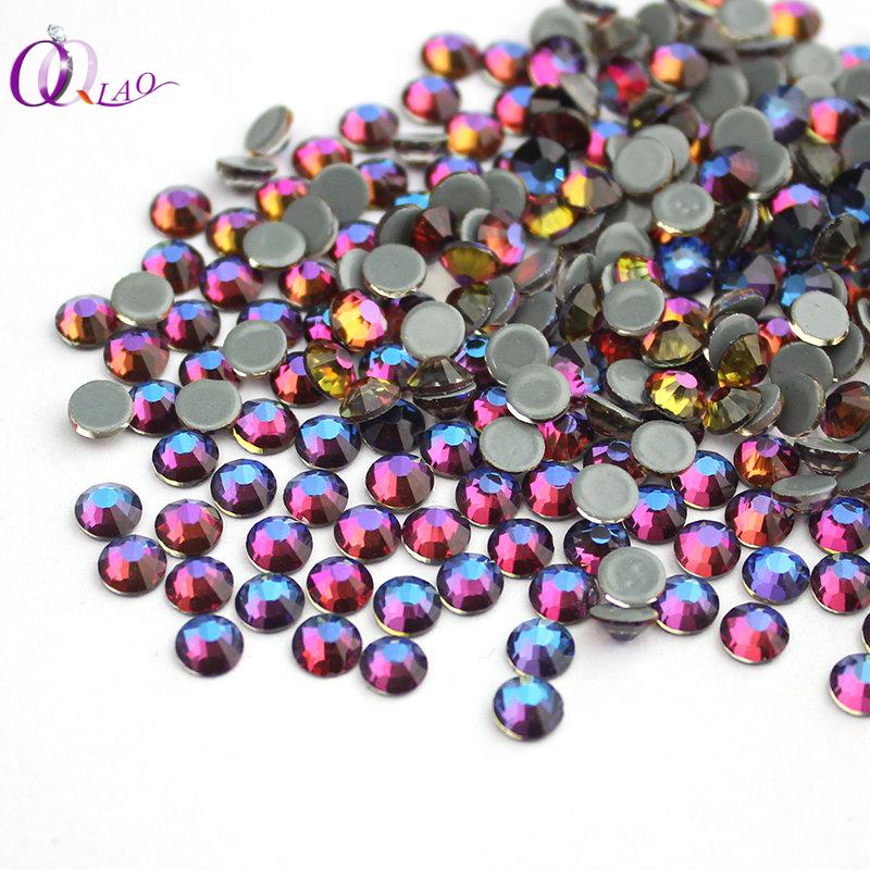 Rhinestones ภูเขาไฟคริสตัล, QIAO, SS4-SS30, HotFix, FlatBack - TikTok ...