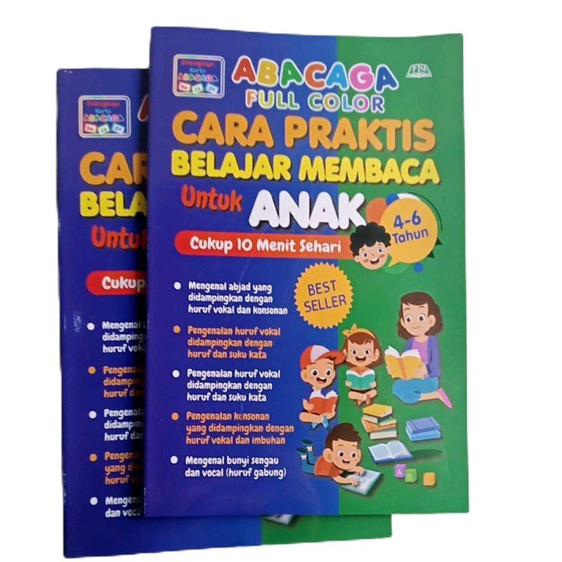 ABACAGA Full colour, Cara Praktis Belajar Membaca untuk Anak - Shop ...