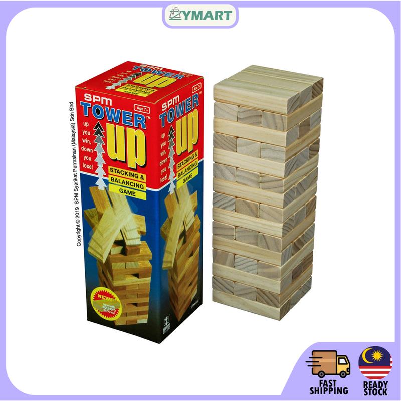 SPM Games Tower up/Wooden stacking block/Tower Toy SPM202 | Tower ...