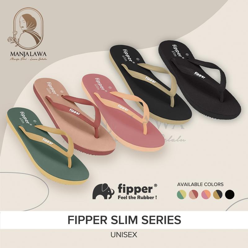 Fipper Slipper Slim Series Women Lady Comfort Casual Travel Getah ...