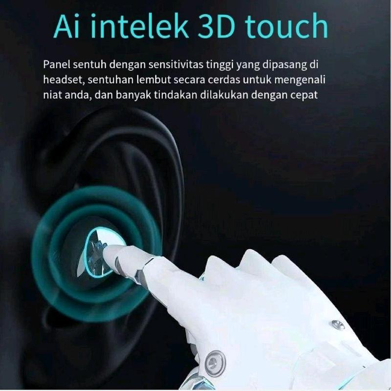 M10 TWS Bluetooth Headset Earphone Nirkabel Digital Display Touch ...