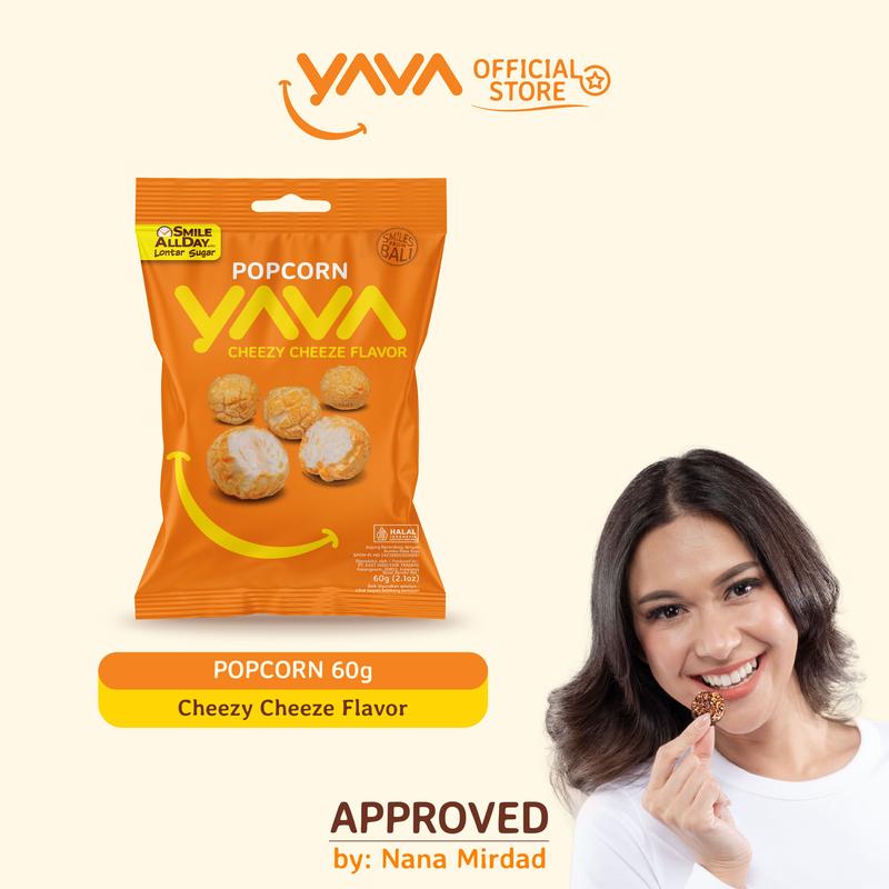 YAVA Popcorn Cheezy Cheeze Flavor 60g - Shop | Tokopedia