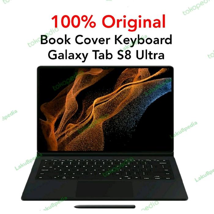 Promo Samsung Tab S8 Ultra Plus Original Keyboard S7 Bookcover Book ...