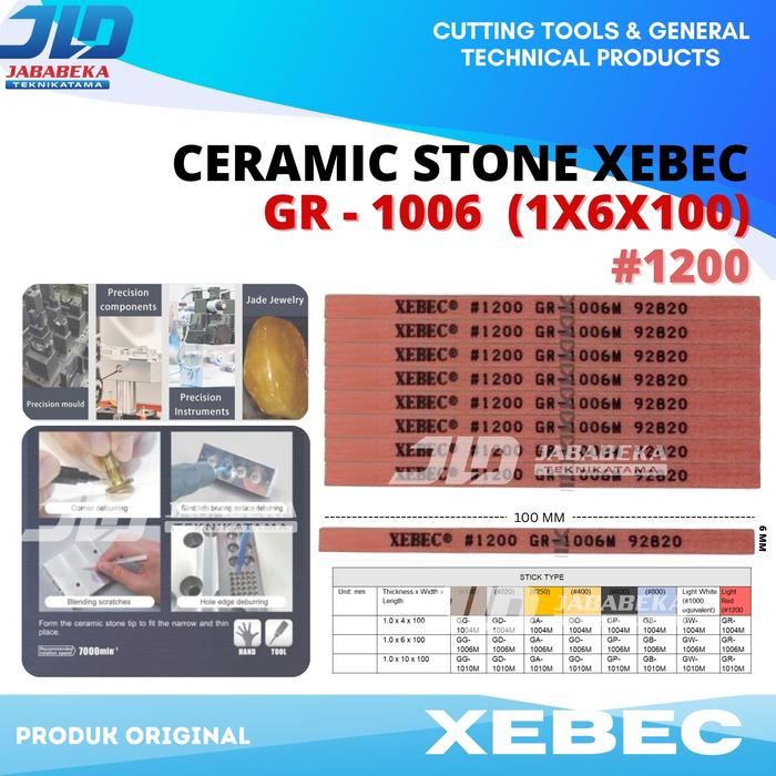 Jual XEBEC #1200 GR-1006M 1x6x100 mm Ceramic Fiber Stone Xebec GR 1006M ...