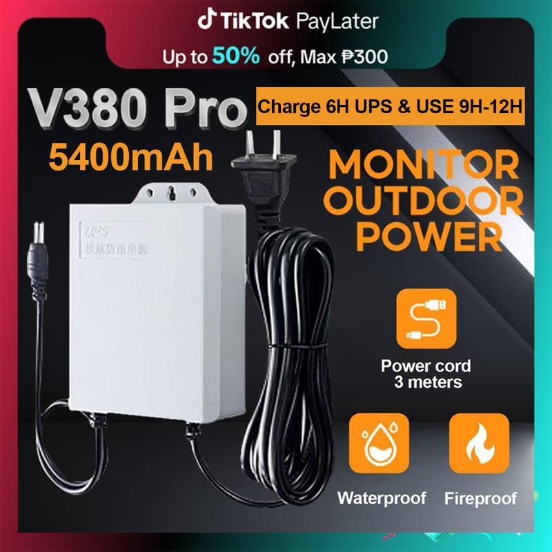 【Spot goods】V380 12V 5400mAh Uninterruptible Power Supply Mini - TikTok ...