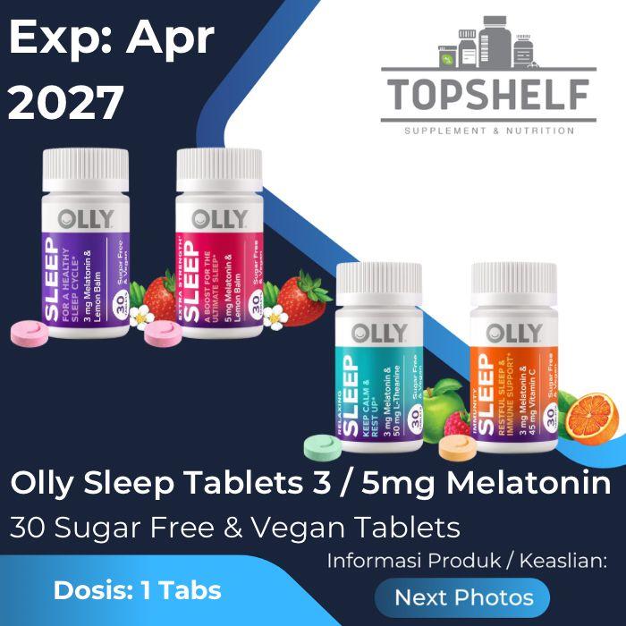 Promo OLLY Sleep Aid Tablets Extra Strength Relaxing Immunity Melatonin ...