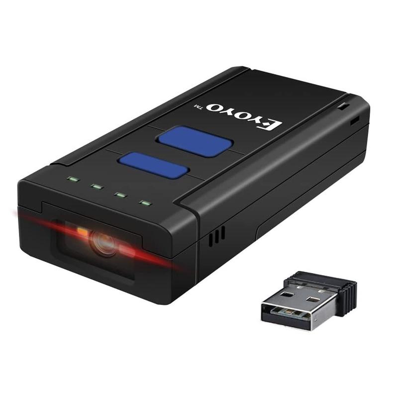 Eyoyo Portable Bluetooth Barcode Scanner Wireless, 2877 CCD Mini ...