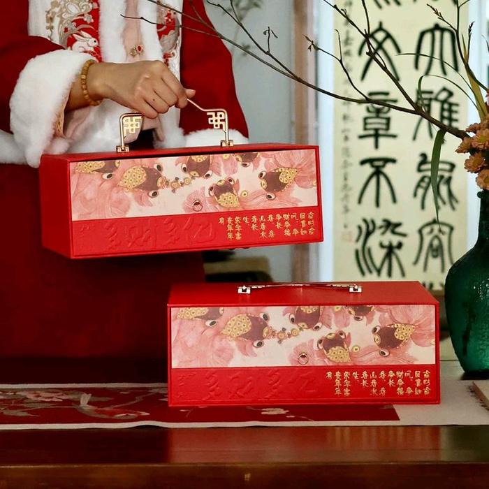 Jual Kotak hampers Imlek box CNY/ Box Imlek / Kotak Toples Imlek ...