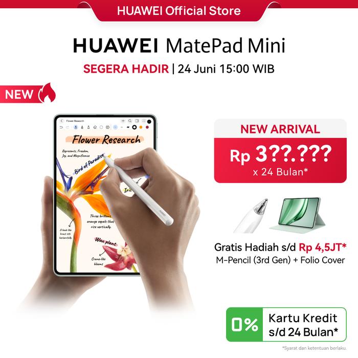 Promo HUAWEI MatePad Mini 12GB + 256GB Tablet | Ultra-light, Ultra-thin ...