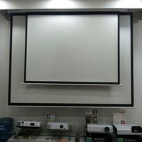 Jual TURUN HARGA !! Layar Proyektor Tripod Screen Projector 100inch 72 ...