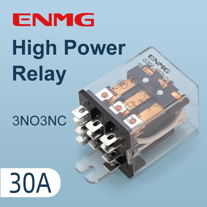 ENMG G30F High Current 30A Relay High Power Compact Triple Open ...