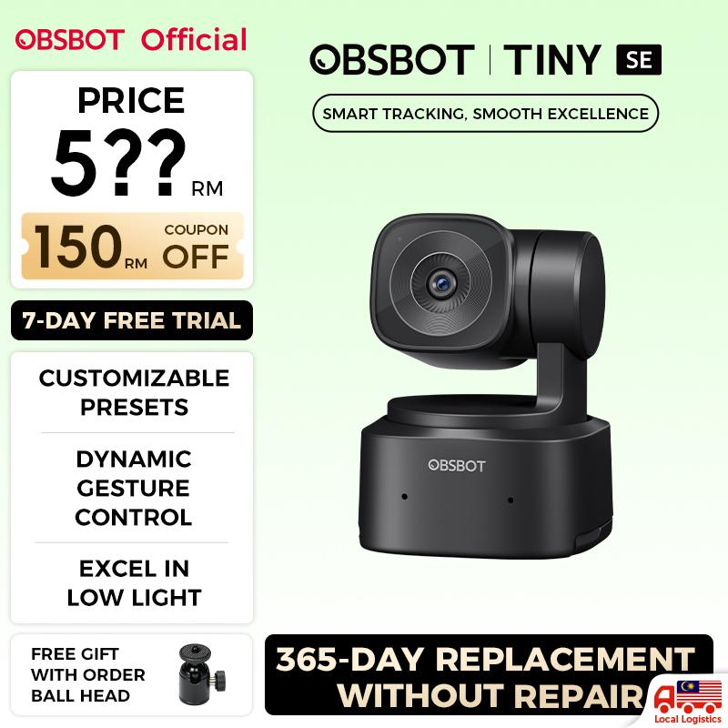 [Local warehouse shipping]OBSBOT Tiny SE 1080P 100FPS Webcam - TikTok ...